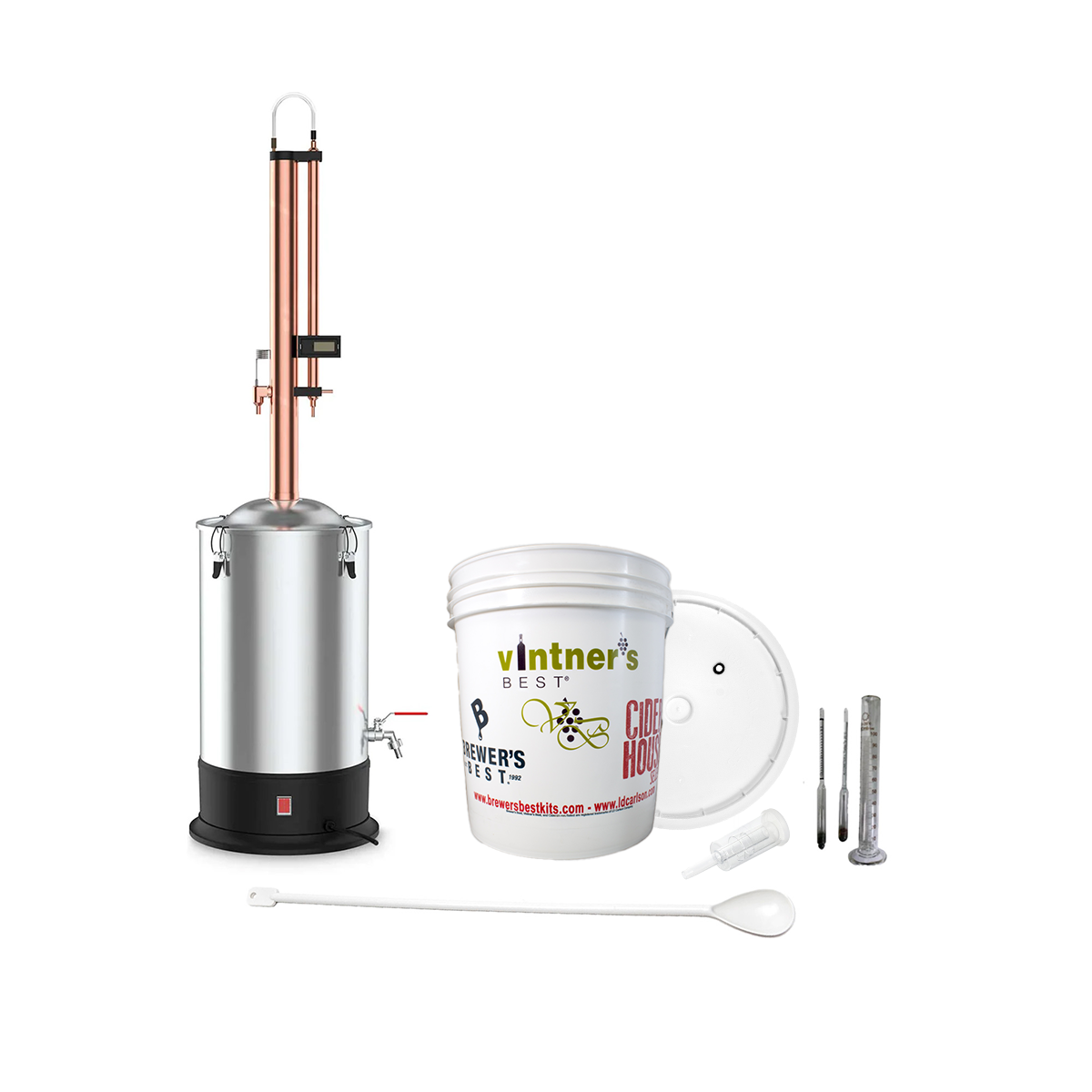 Still Spirits Turbo 500 (T-500) with Copper Condenser Starter Pack ...