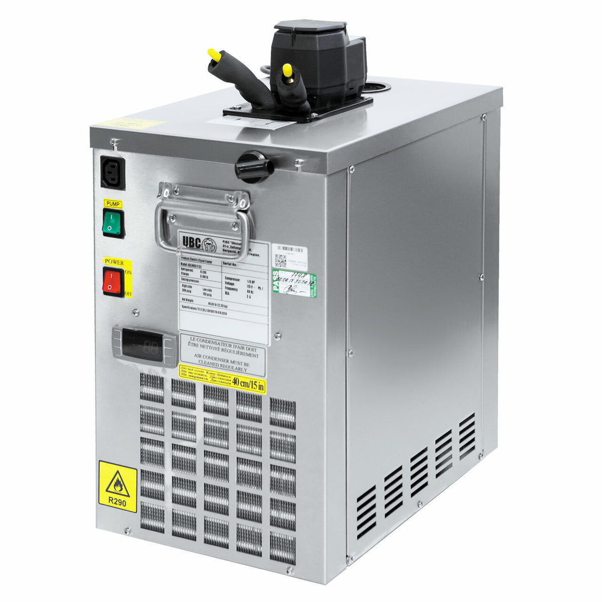 Glycol Chiller | ChillPro 1150V with Agitator Pump (1150 BTUs - 25' Ru ...