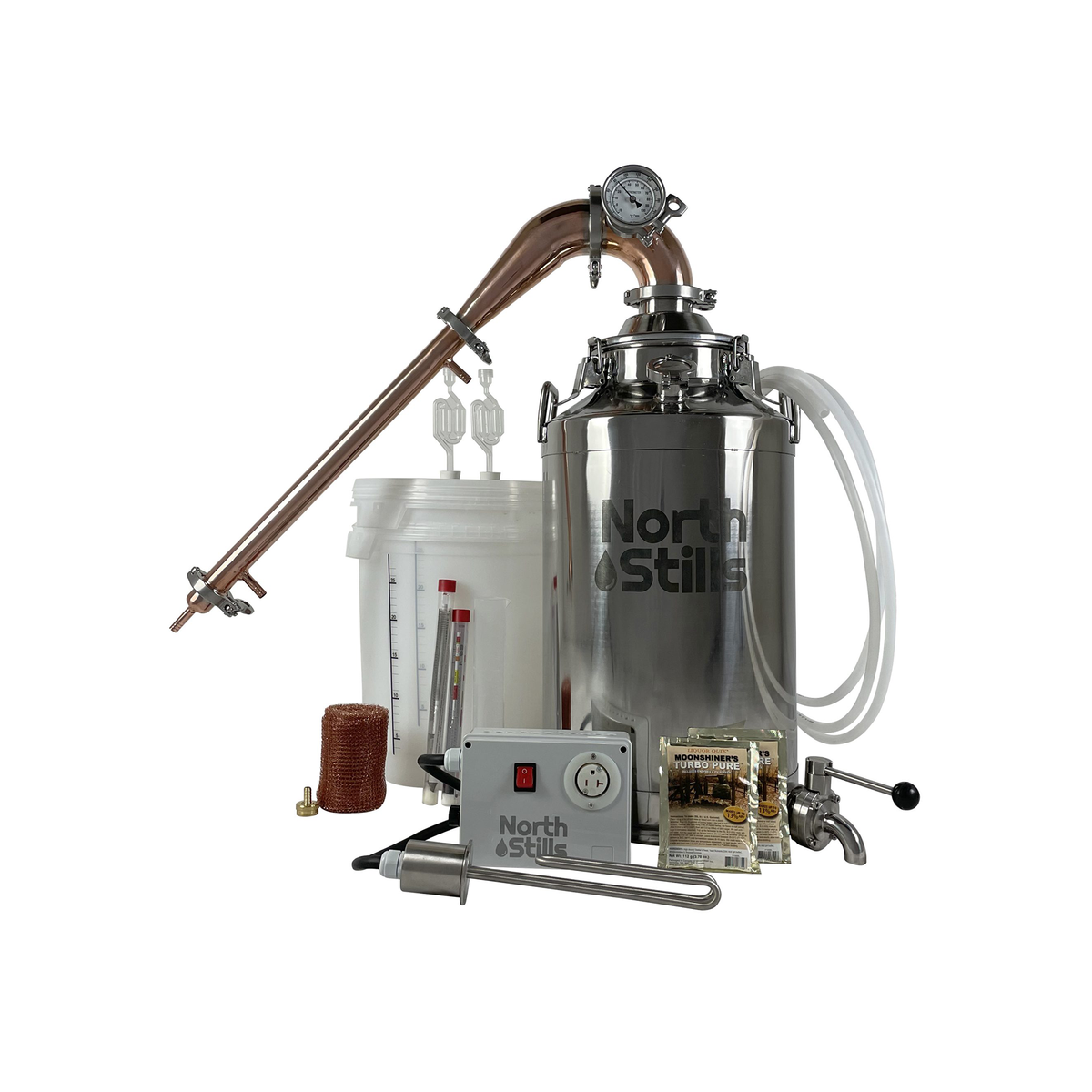 North Stills | 3” Copper Pot Still Kit (50L) — Toronto Brewing