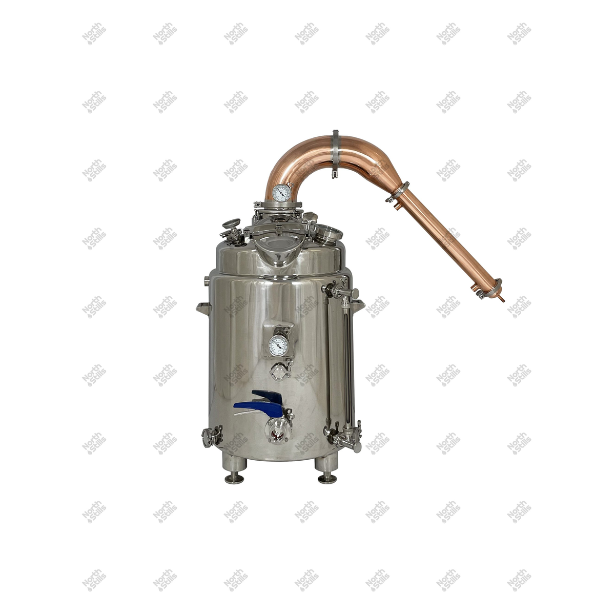 North Stills | 6" Copper Pot Still with 200L Double Walled Stainless B ...