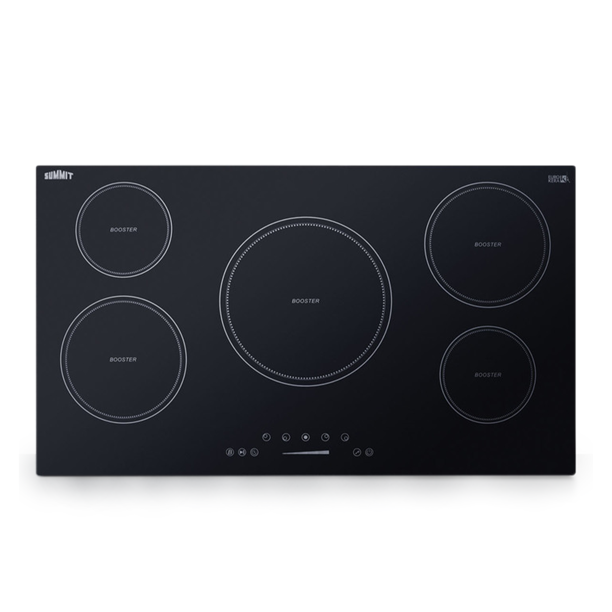 Summit | 36" Wide 208-240V 5-Zone Induction Cooktop (SINC5B36B ...