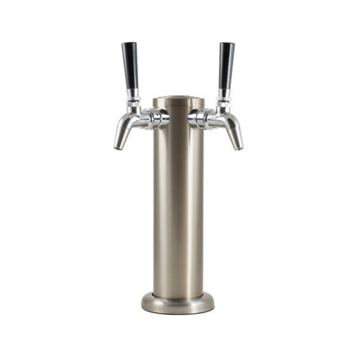 Double Tap Beer Tower - Stainless Steel Nukatap Faucets (Bevlex ...