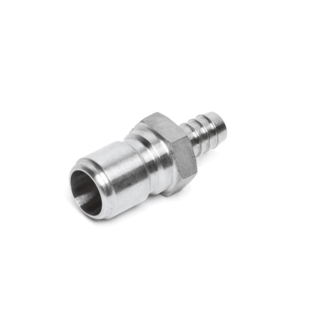 Stainless Steel Male Quick Connect to 5/8” Barb Fitting — Toronto Brewing