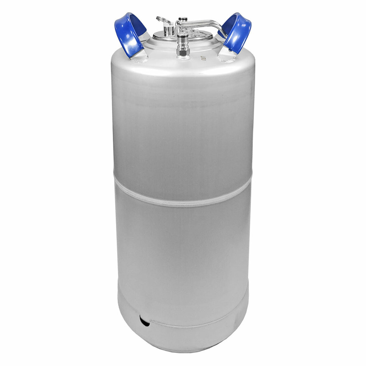 Ball Lock Keg - New 5 Gallon (19L) - Blue Handles — Toronto Brewing