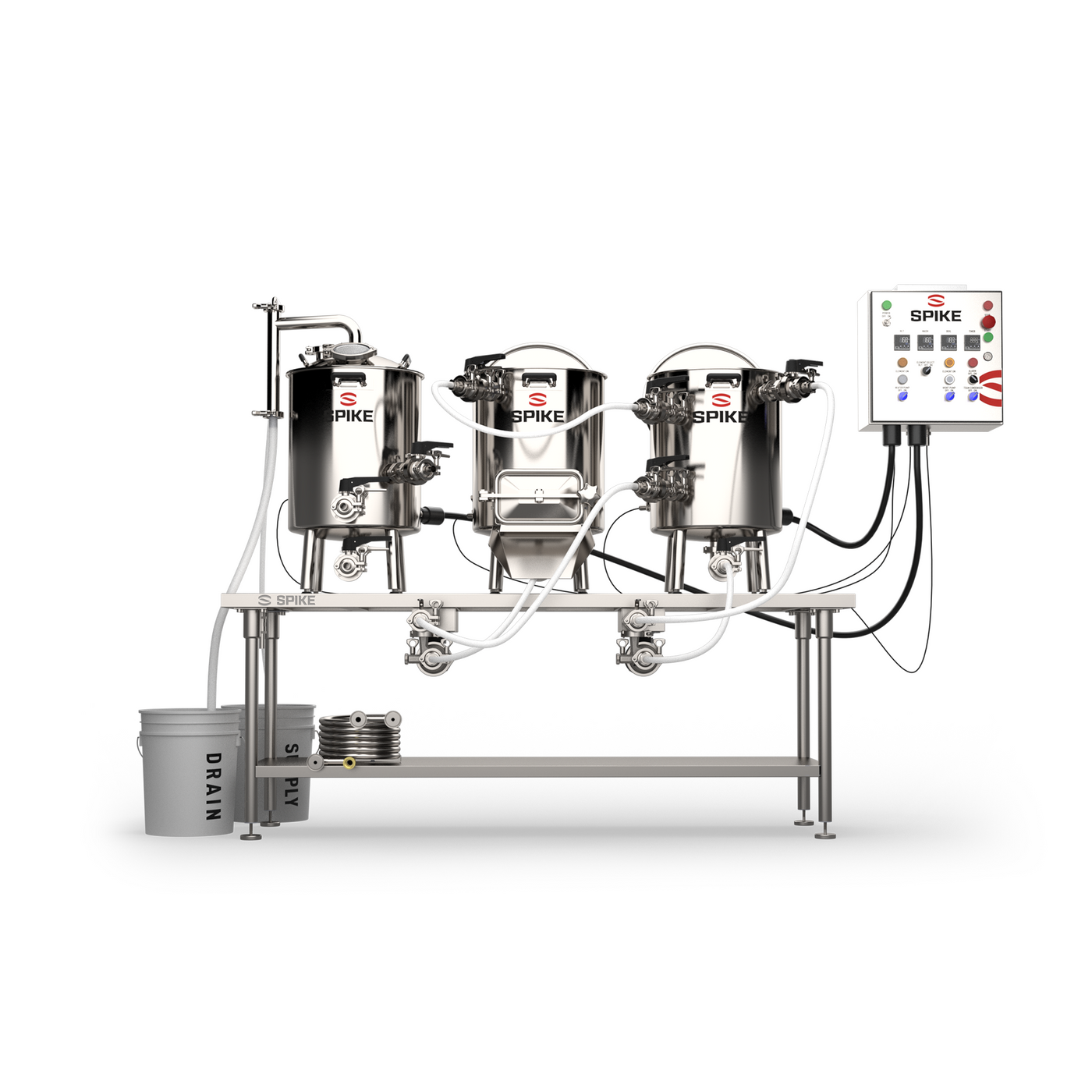 Spike Brewing | Bottom Drain Trio System — Toronto Brewing